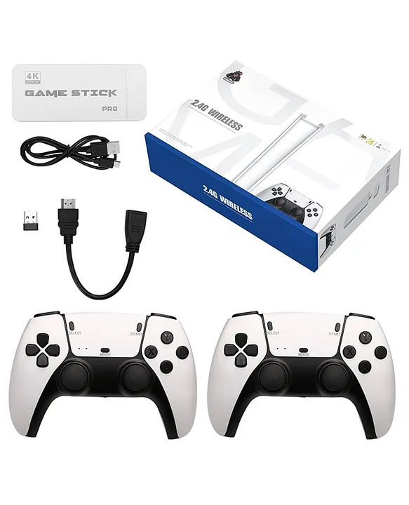 Wireless Retro Game Console Plug Play Video TV Game 4K Ultra HD Game Stick with Games Built in 64GB 9 Emulators toy for kids Online in India Buy at Best Price from