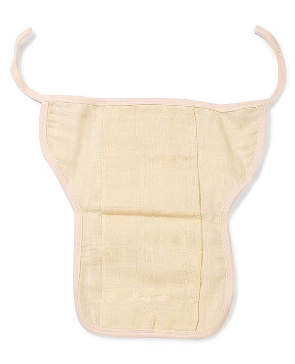 Babyhug Muslin Cloth Nappy Set of 5 Small - Peach