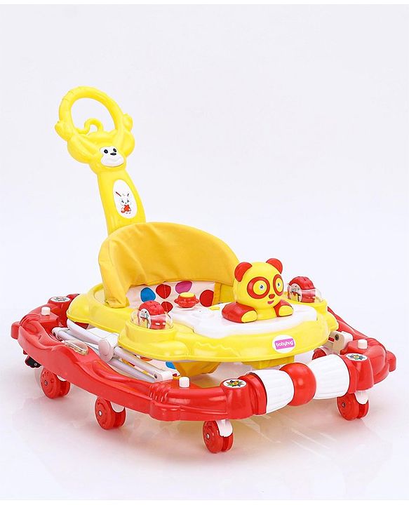 Babyhug Little Panda Walker Cum Rocker With Parental Push Handle ...
