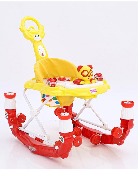 Babyhug Little Panda Walker Cum Rocker With Parental Push Handle ...