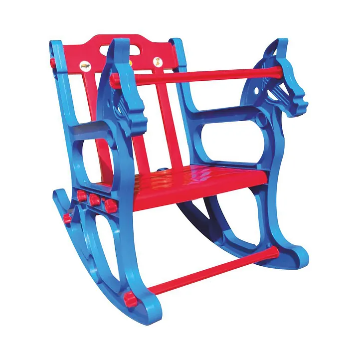 Nilkamal Toy Baby Rocker Chair (Blue Red)