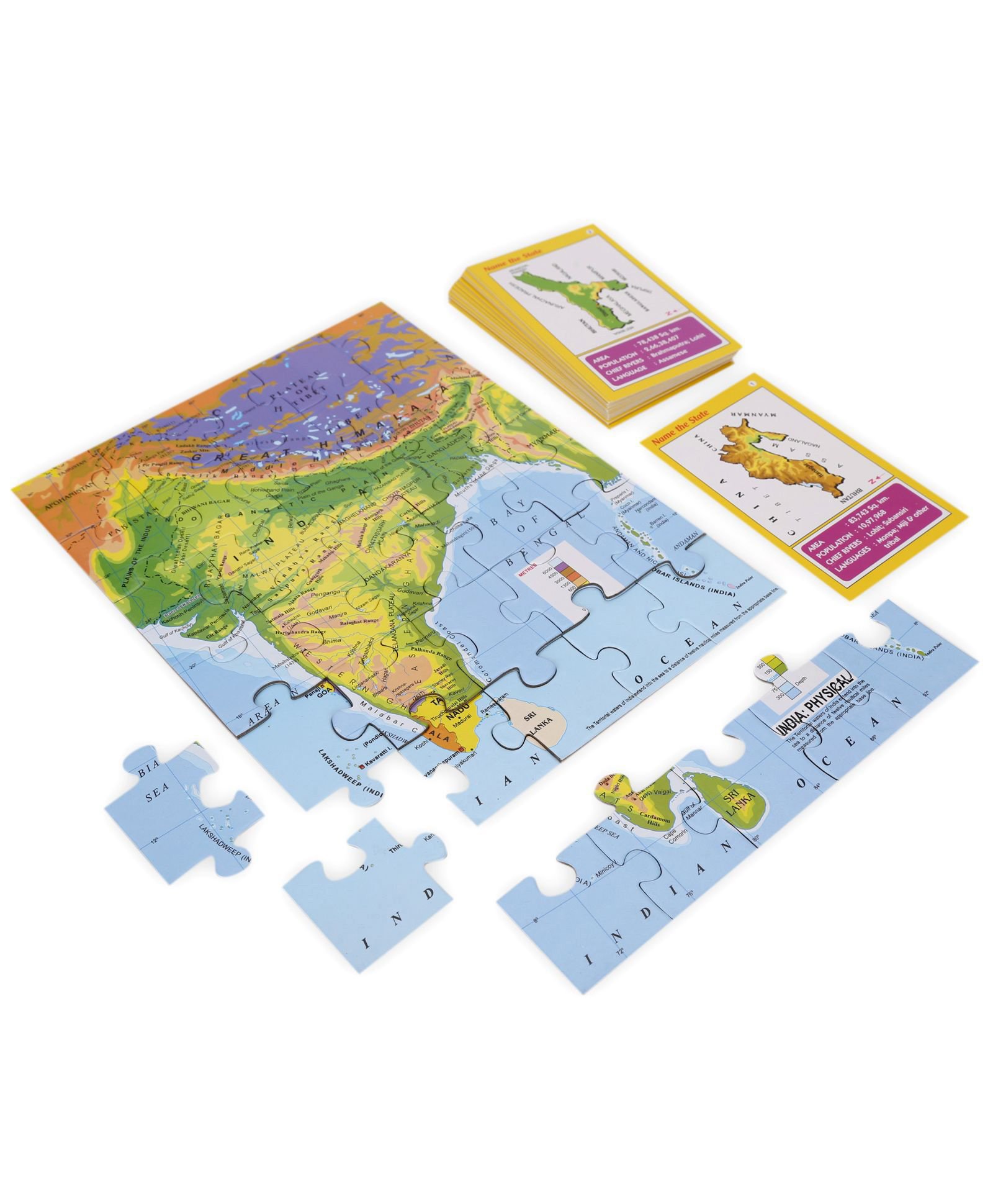 Creative's Know India - Map Game Online India, Buy Puzzle Games & Toys ...