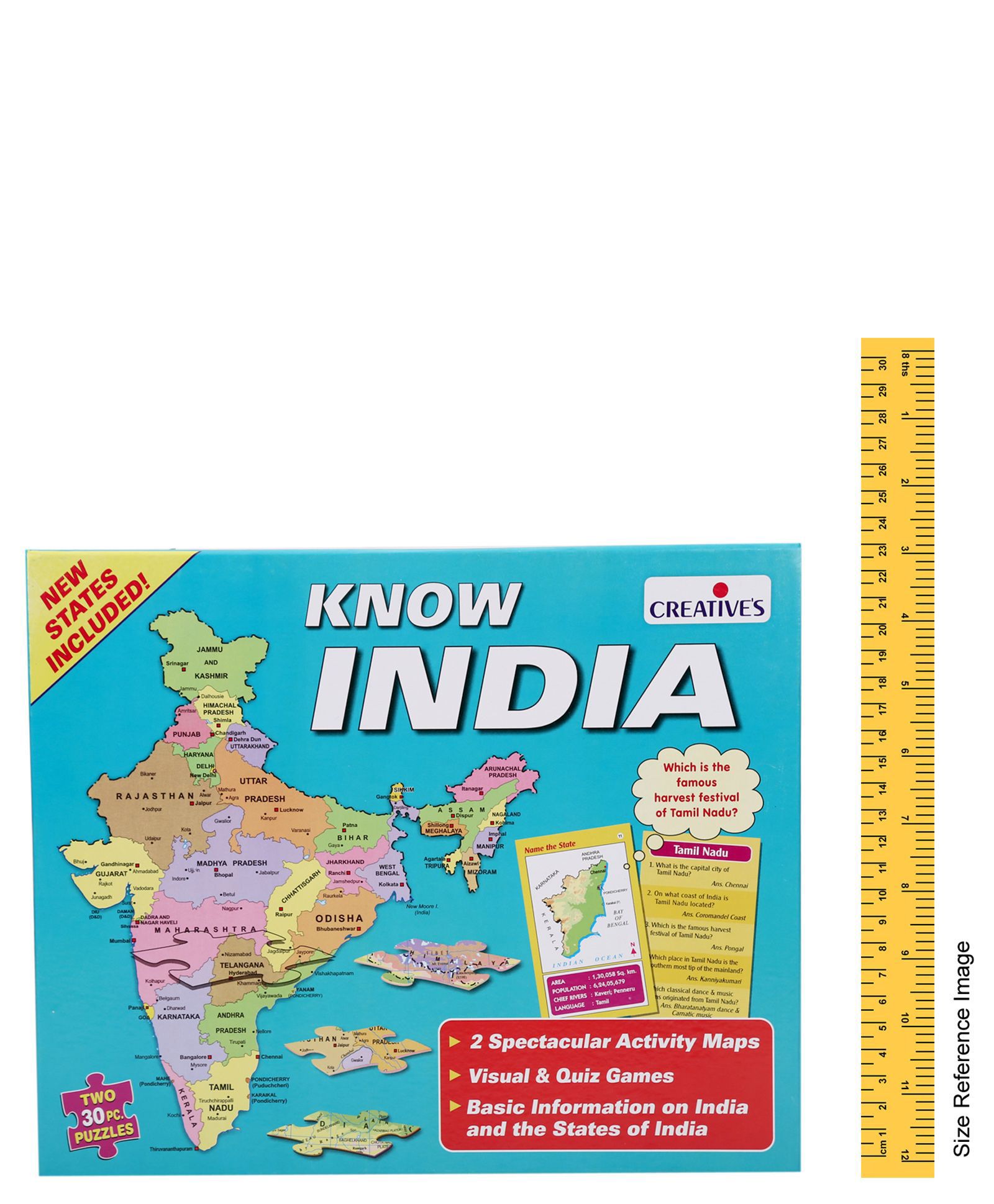 Creative's Know India - Map Game Online India, Buy Puzzle Games & Toys ...