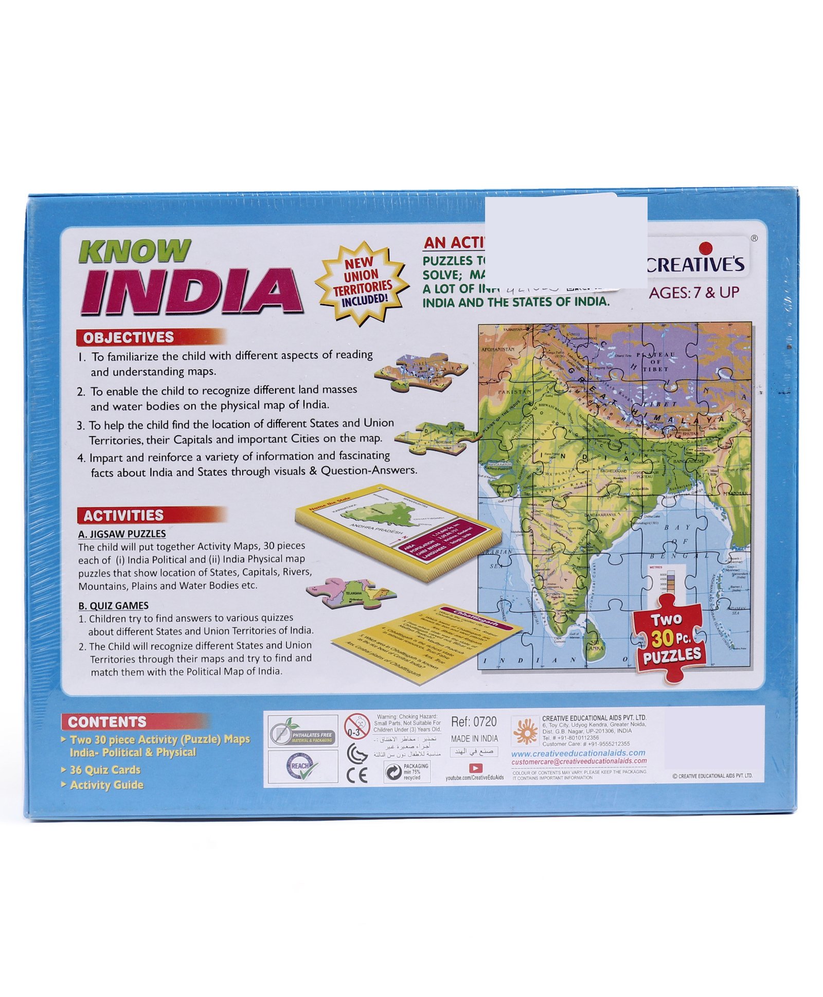 Creative's Know India - Map Game Online India, Buy Puzzle Games & Toys ...
