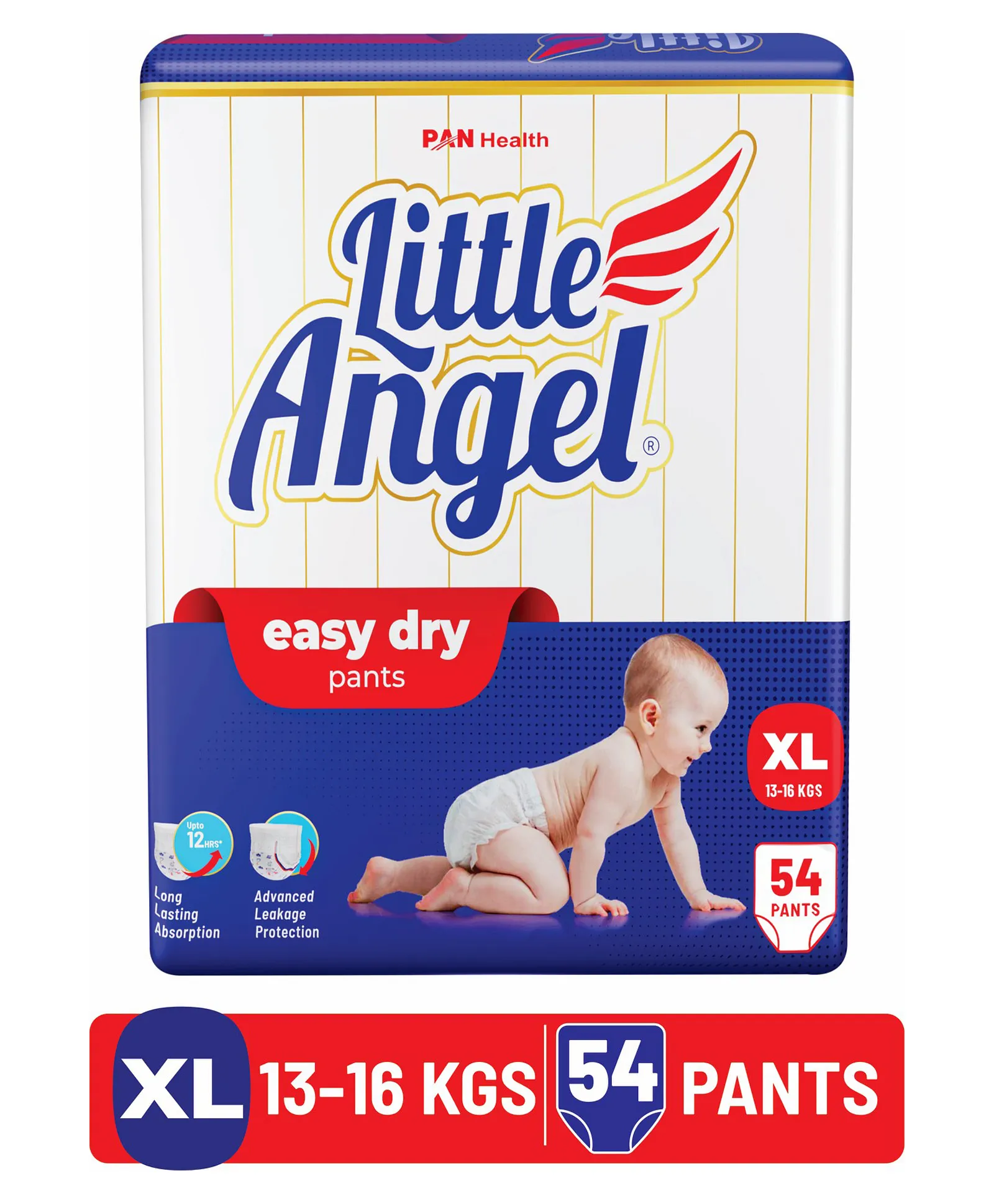 Buy Little Angel Easy Dry Pull-up Diaper Pants Extra Large (XL) - 54 ...