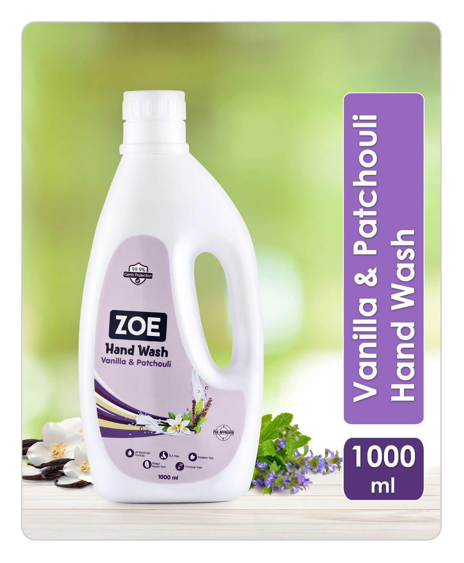 Buy Zoe Neem And Aloe & Vanilla And Patchouli Hand Wash - 2000 ml ...