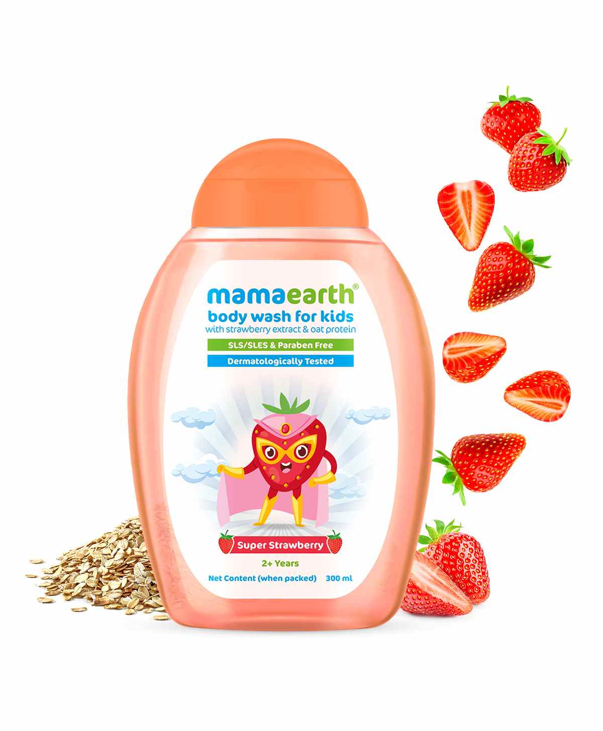 Buy Combo pack of 2: Mama Earth Original Orange Body Wash - 300 ml and ...