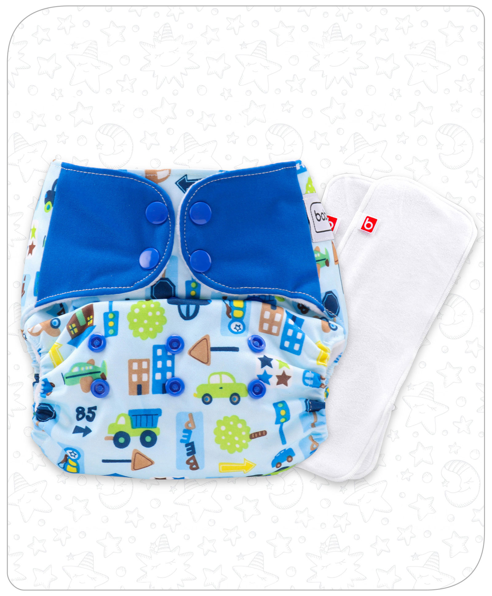 Buy Combo pack of 2: Babyhug Reusable Cloth Diaper With SmartDry ...