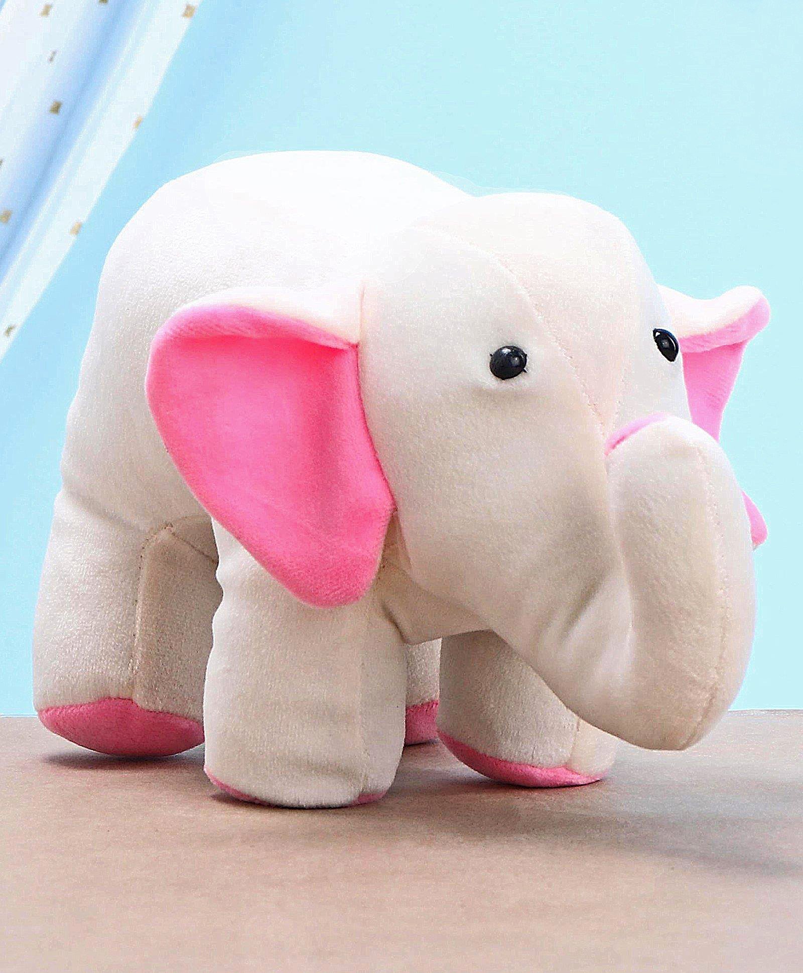 Buy Play Toons Elephant Soft Toy Beige - Length 25 cm & Playtoons Panda ...