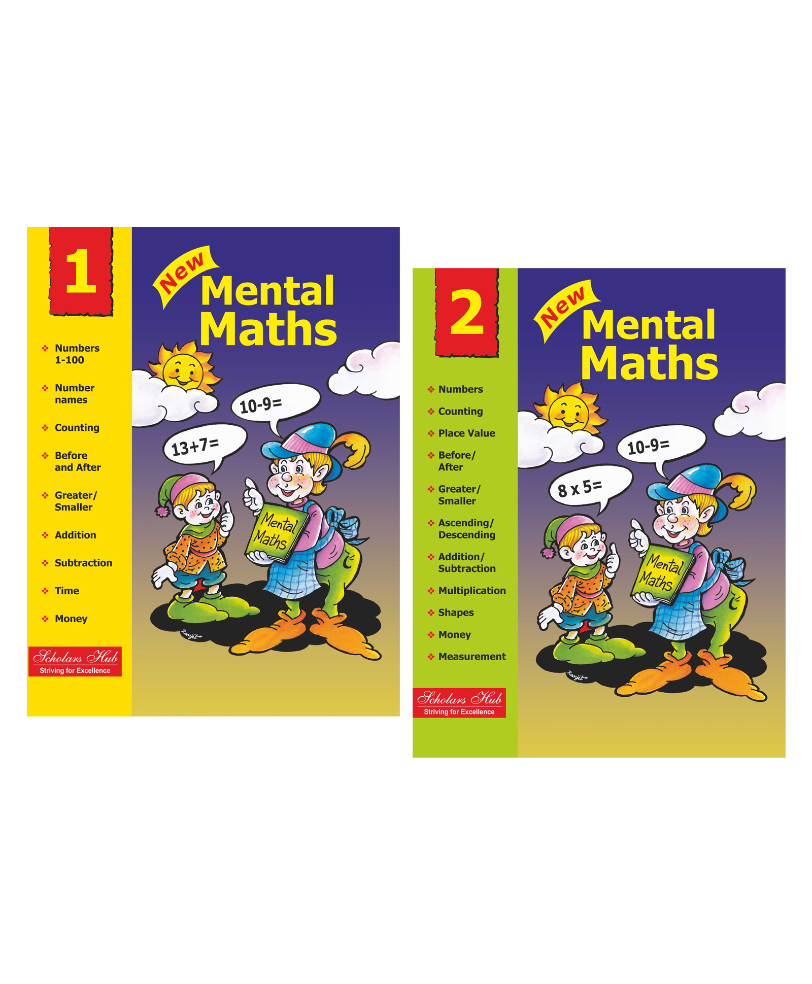 Buy Combo pack of 2: Mental Maths Vol 3 Vol 4 Vol 5 Activity Books Pack ...