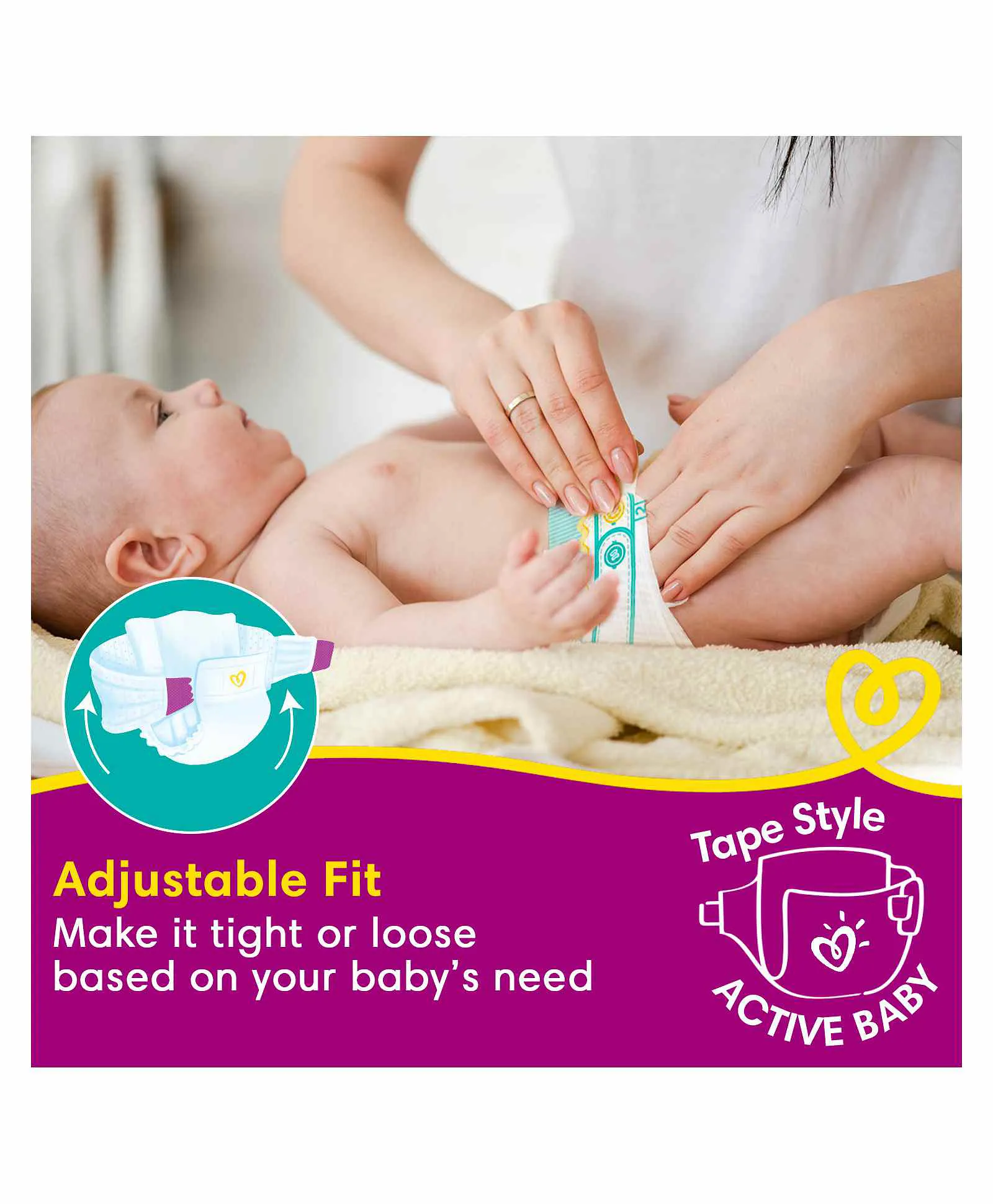 Buy Pampers Active Baby Diapers XL Size - 56 Pieces(Combo pack of 2 ...