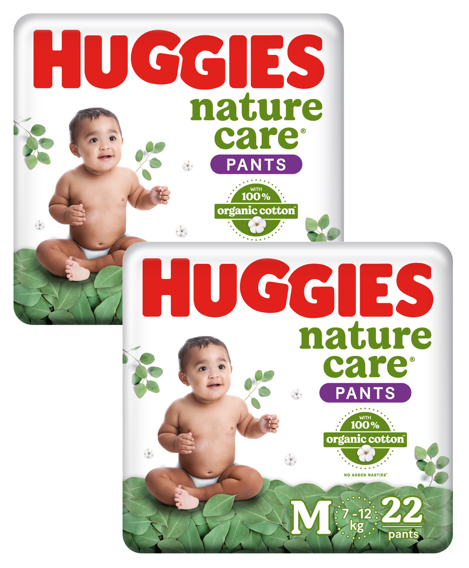 Buy Huggies Nature Care 100% Organic Cotton Premium Baby Diaper Pants ...