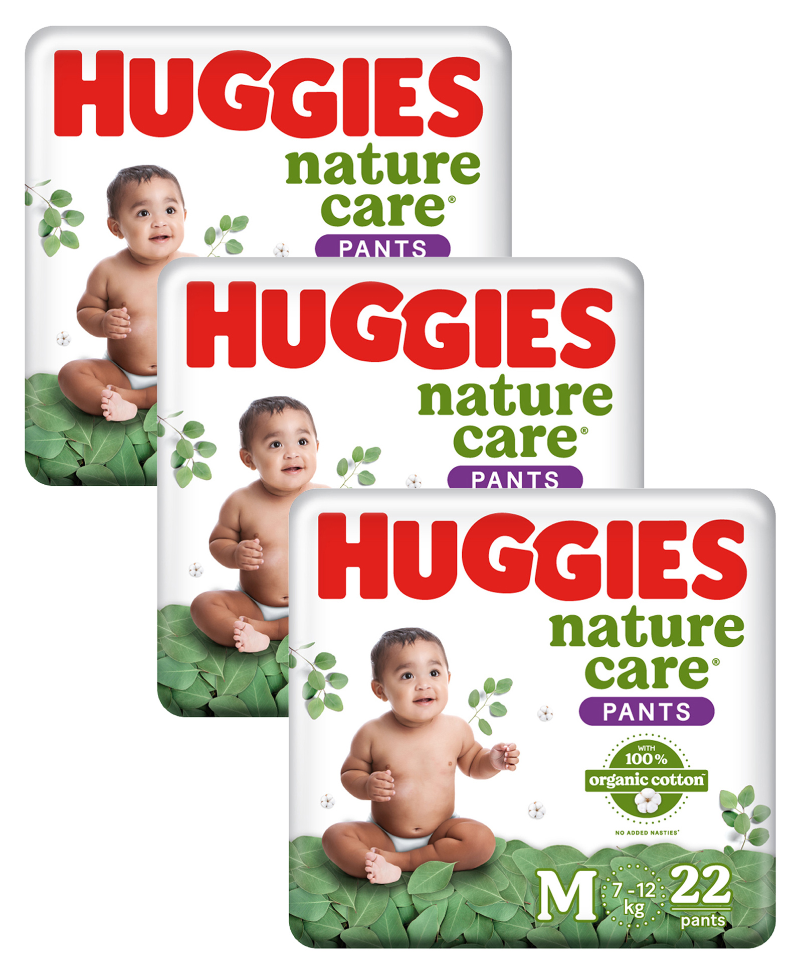 Buy Huggies Nature Care 100% Organic Cotton Premium Baby Diaper Pants ...