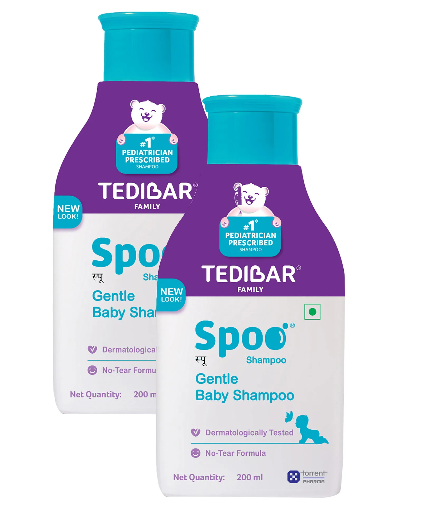 Buy Spoo gentle baby shampoo 200m (Pack of 2) No Tears Gentle on Scalp ...