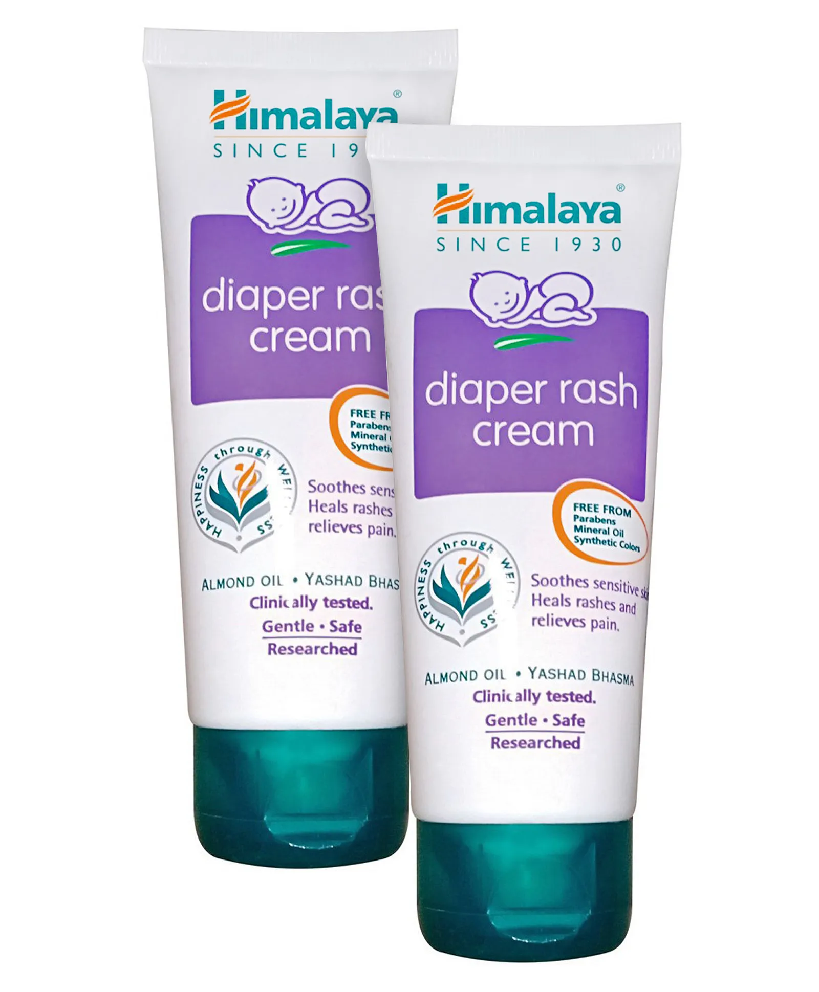 Buy Himalaya Herbal Diaper Rash Cream - 100 g (Pack of 2) Online at ...