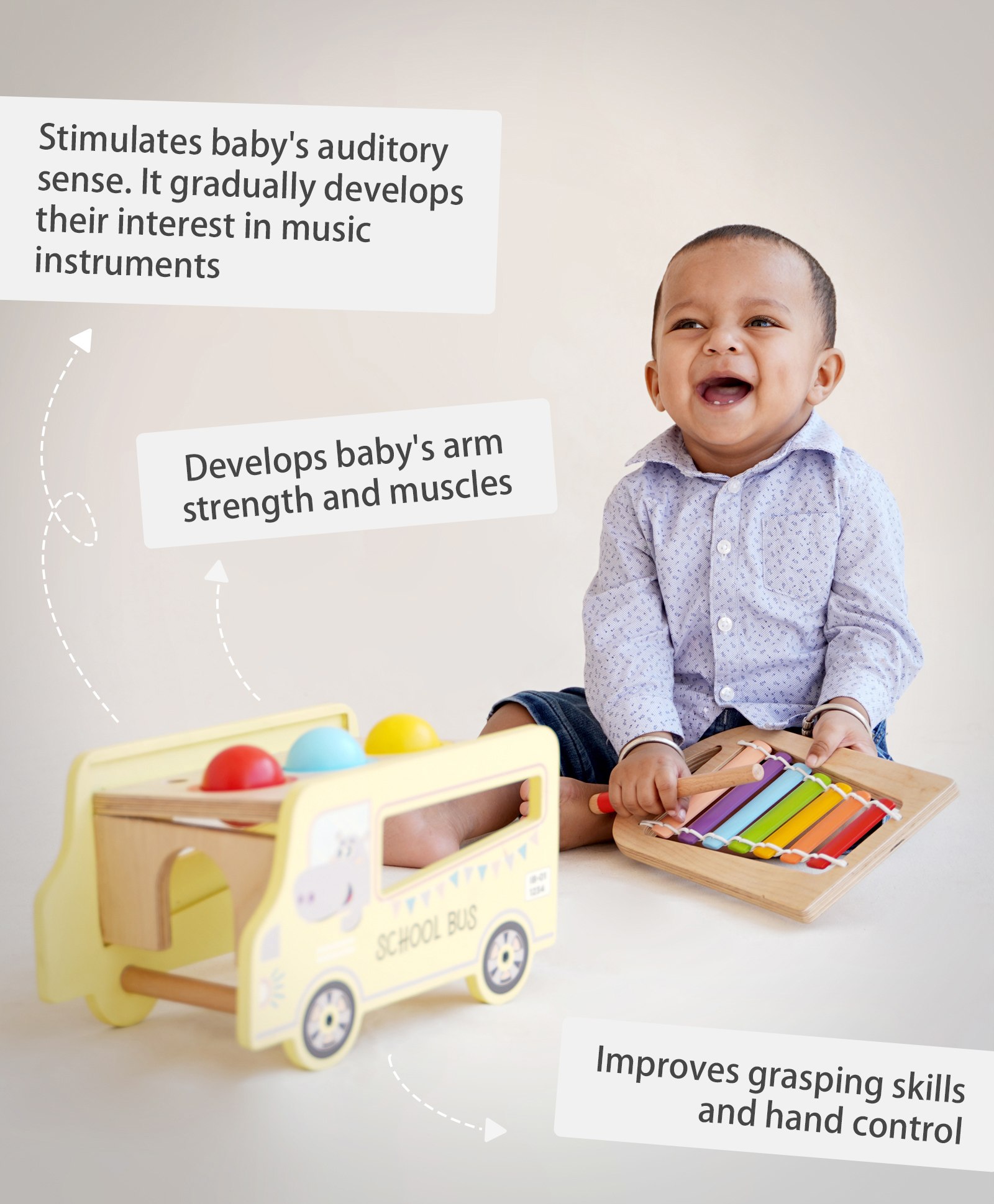 Buy Intellibaby Level 6 (4 Brain Development Toys) 12 months Plus ...
