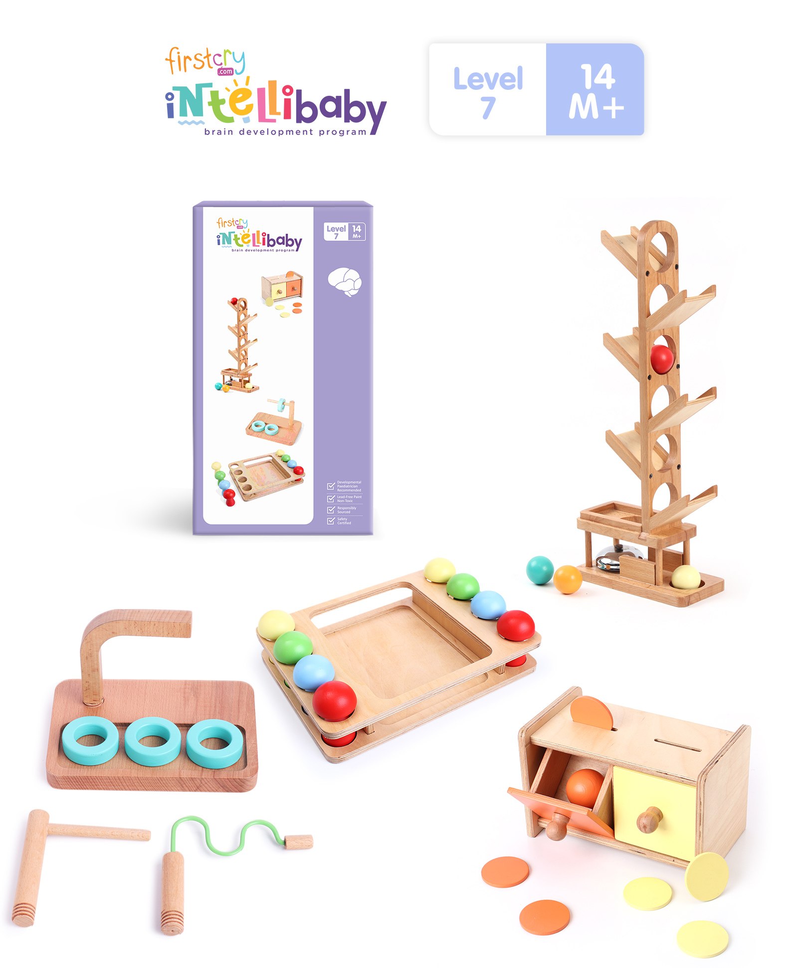 Buy Intellibaby Level 7 (4 Brain Development Toys) 14 months Plus ...