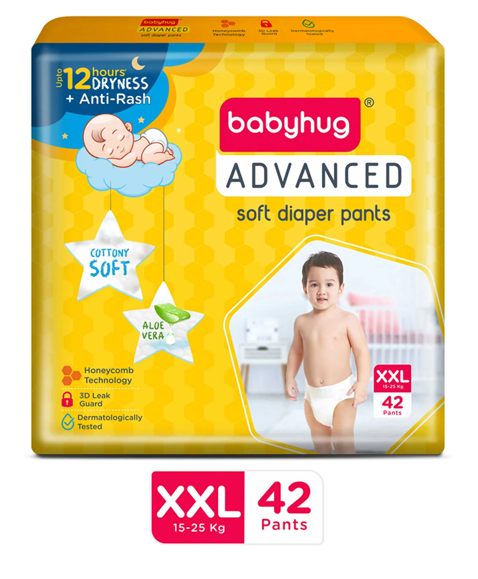 Buy Babyhug Advanced Pant Style Diapers XXL - 42 Pieces - (Pack of 2 ...