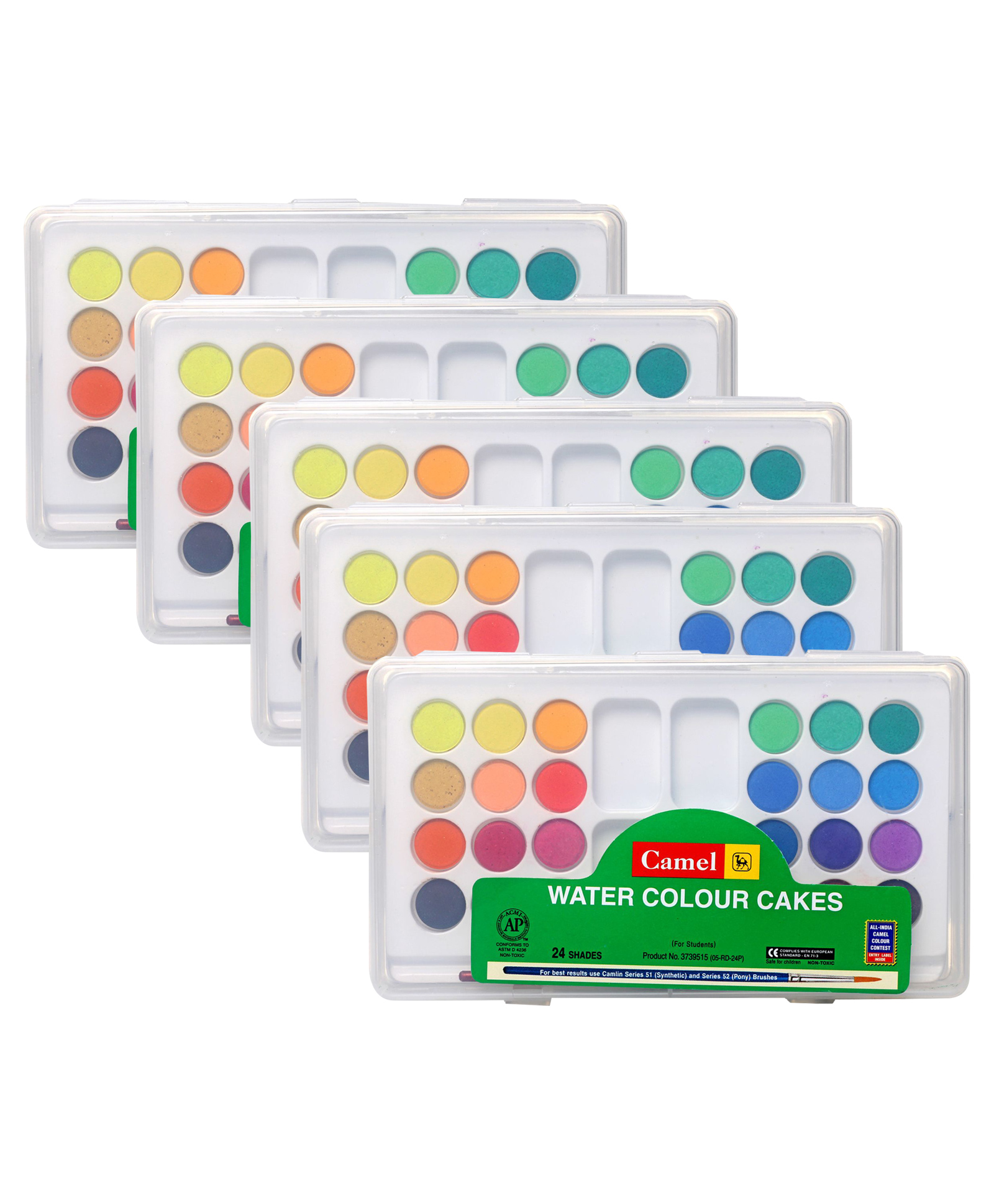 Buy Camel - Water Colour Cakes Pack Of 5 Online at FirstCry.com