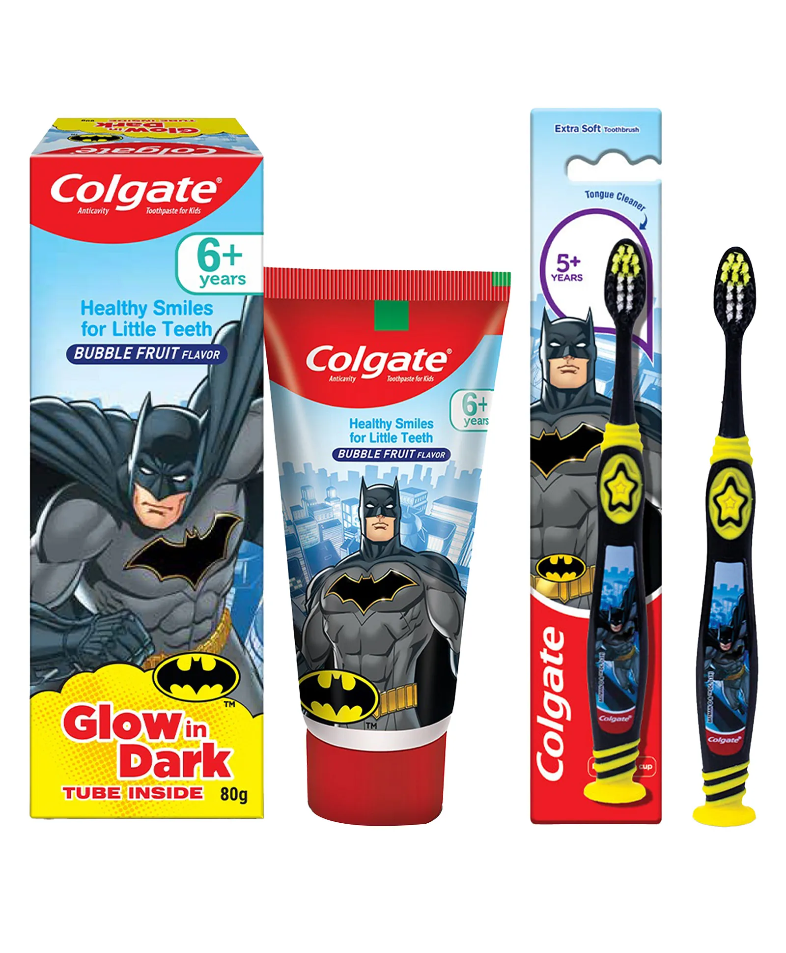 Buy Colgate Baby Kids Toothpaste Gentle Protection Batman Bubble Fruit ...