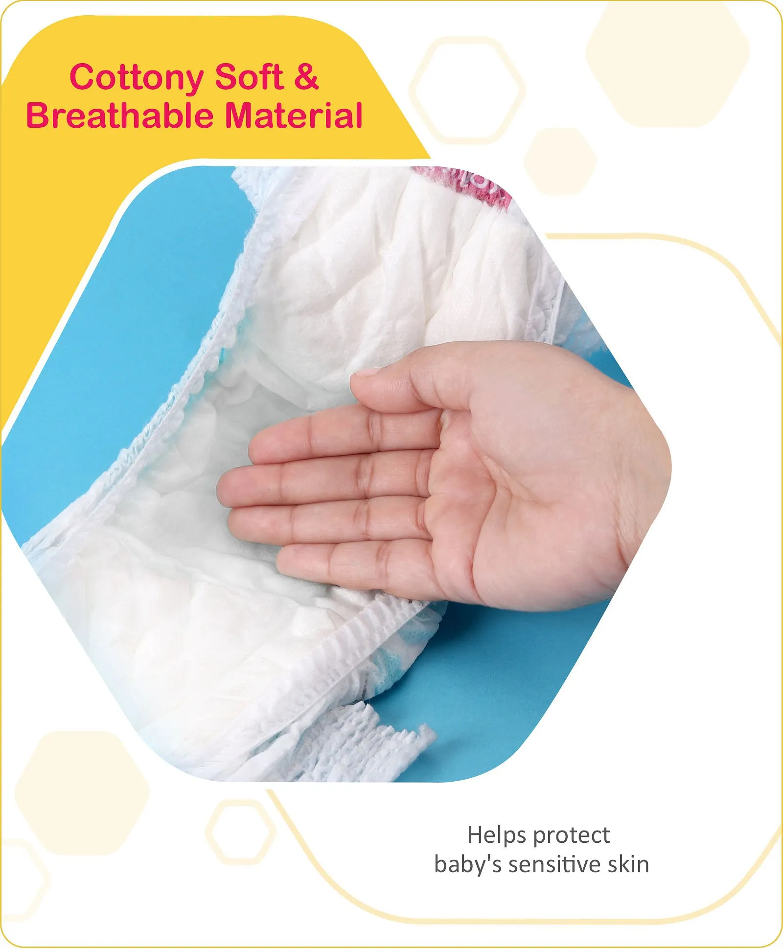 Buy Babyhug Advanced Pant Style Diapers Medium - 76 Pieces - (Pack of 2 ...