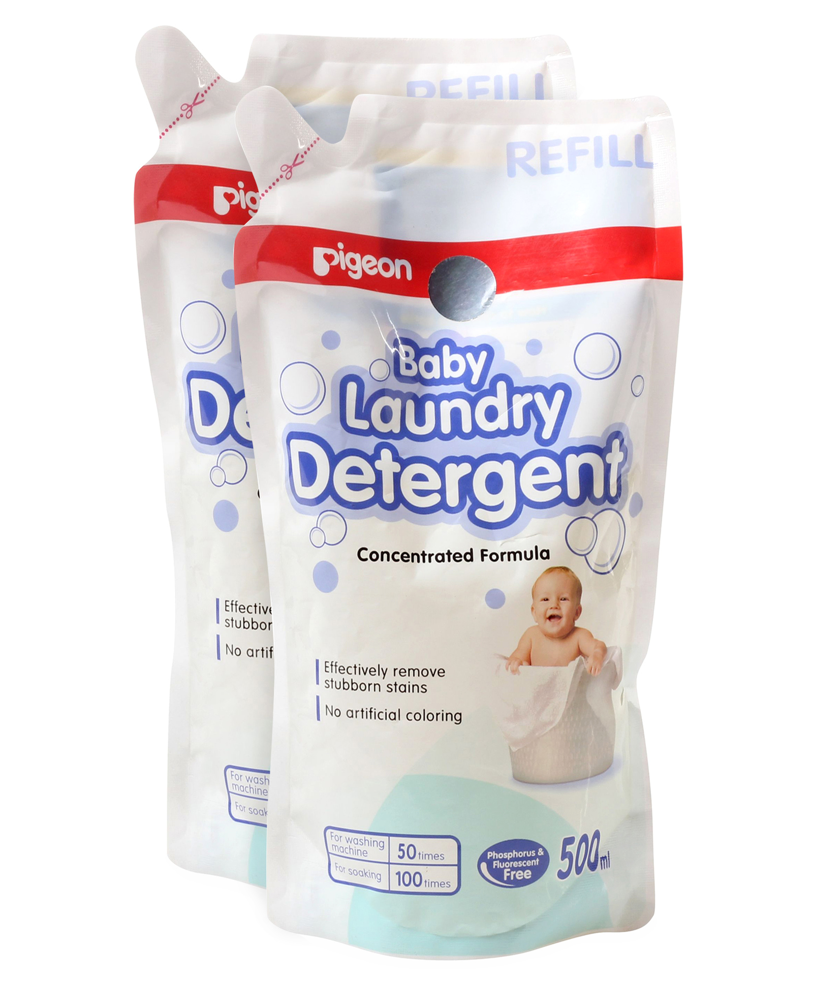 Buy Pigeon Liquid Laundry Detergent Refill Pack - 500 ml(Pack of 2 ...