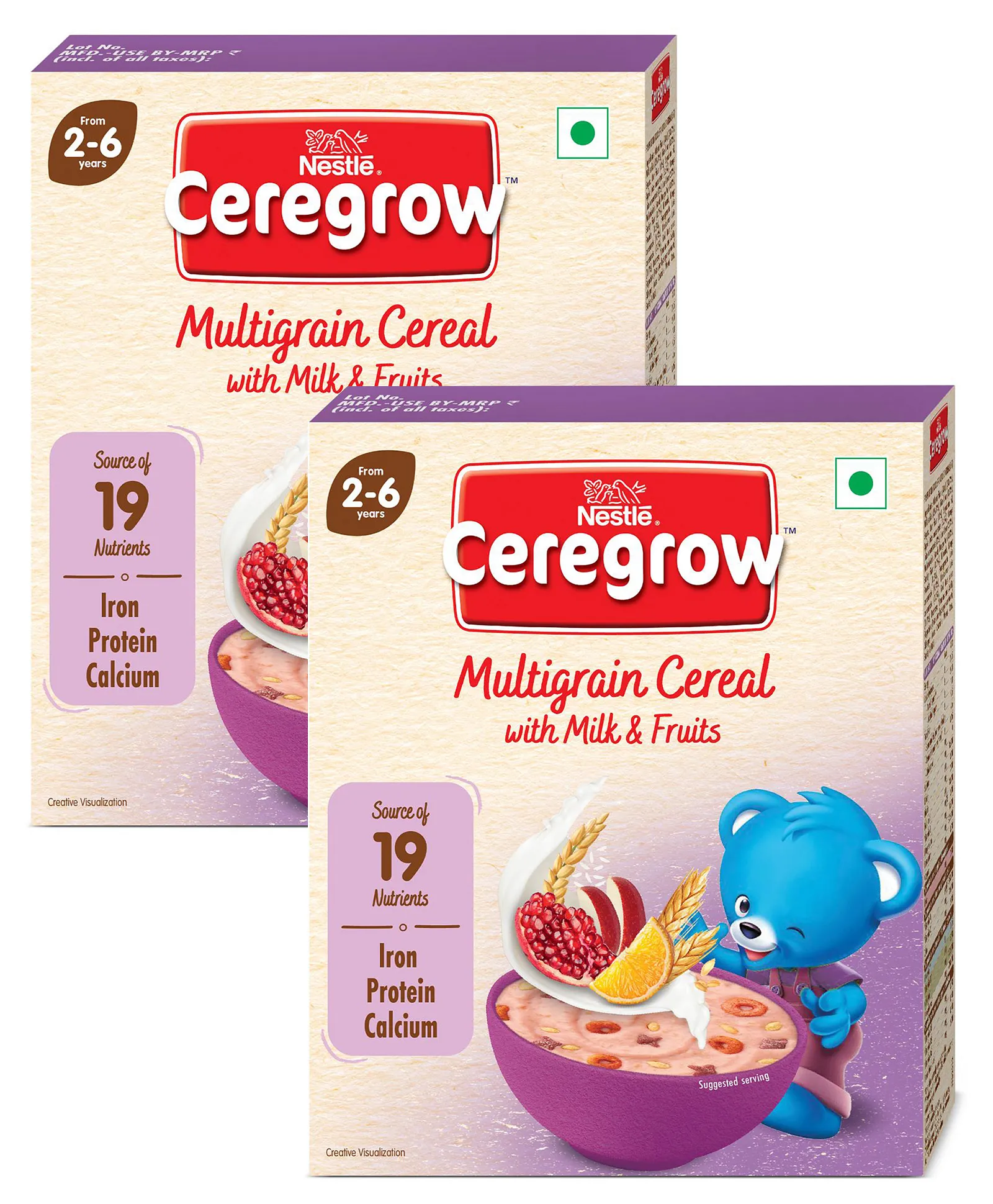 Buy Nestle Ceregrow Multigrain Cereal With Milk & Fruits - 300 gm(Pack ...