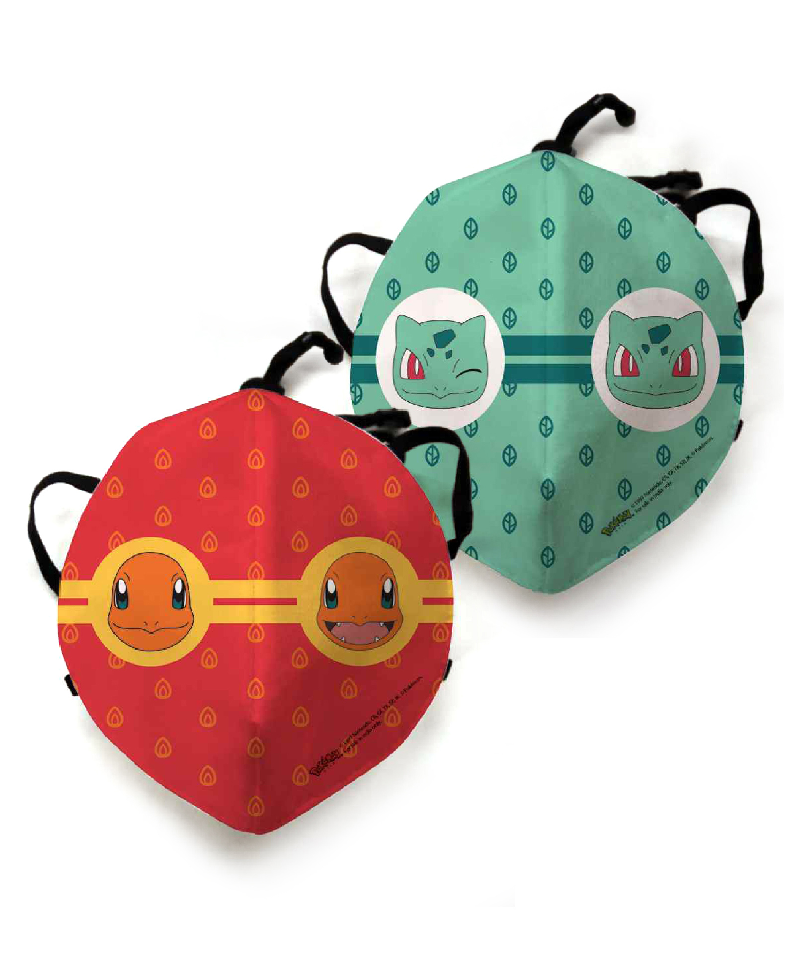 Buy Pokemon Kids Face Mask Pack of 2-Red Green Online at FirstCry.com