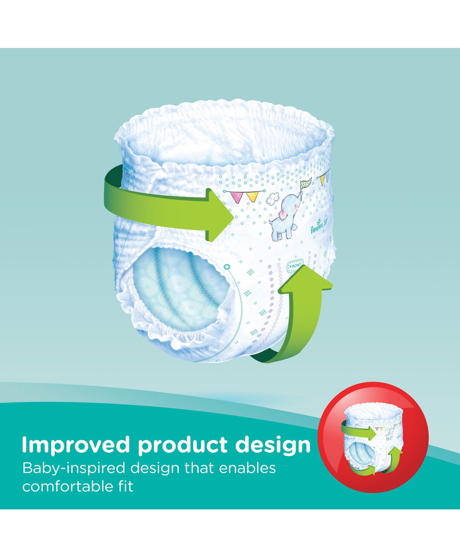 Buy Pampers Pant Style Diapers XXXL Size - 23 Pieces & Babyhug Premium ...