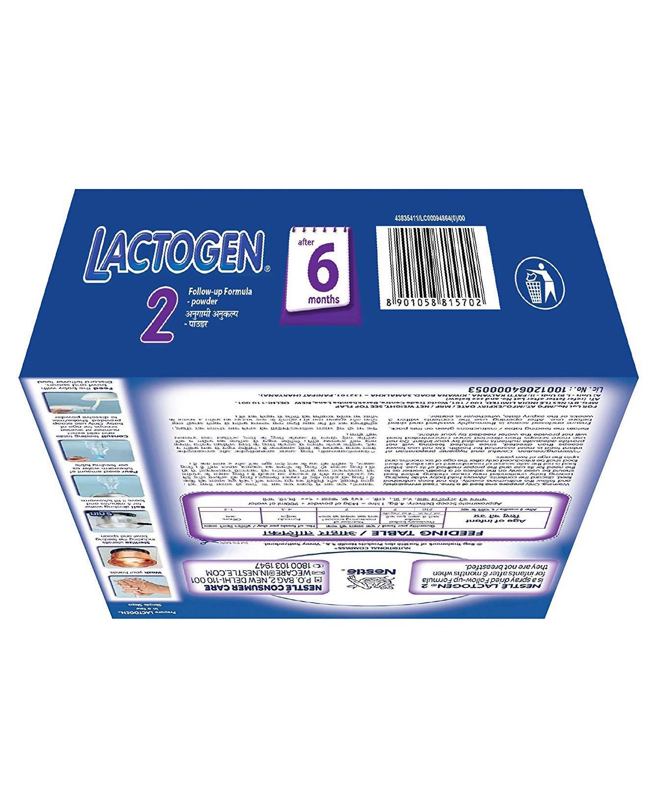 Buy Nestle Lactogen 2 Follow-Up Formula Powder - After 6 months Stage 2 ...