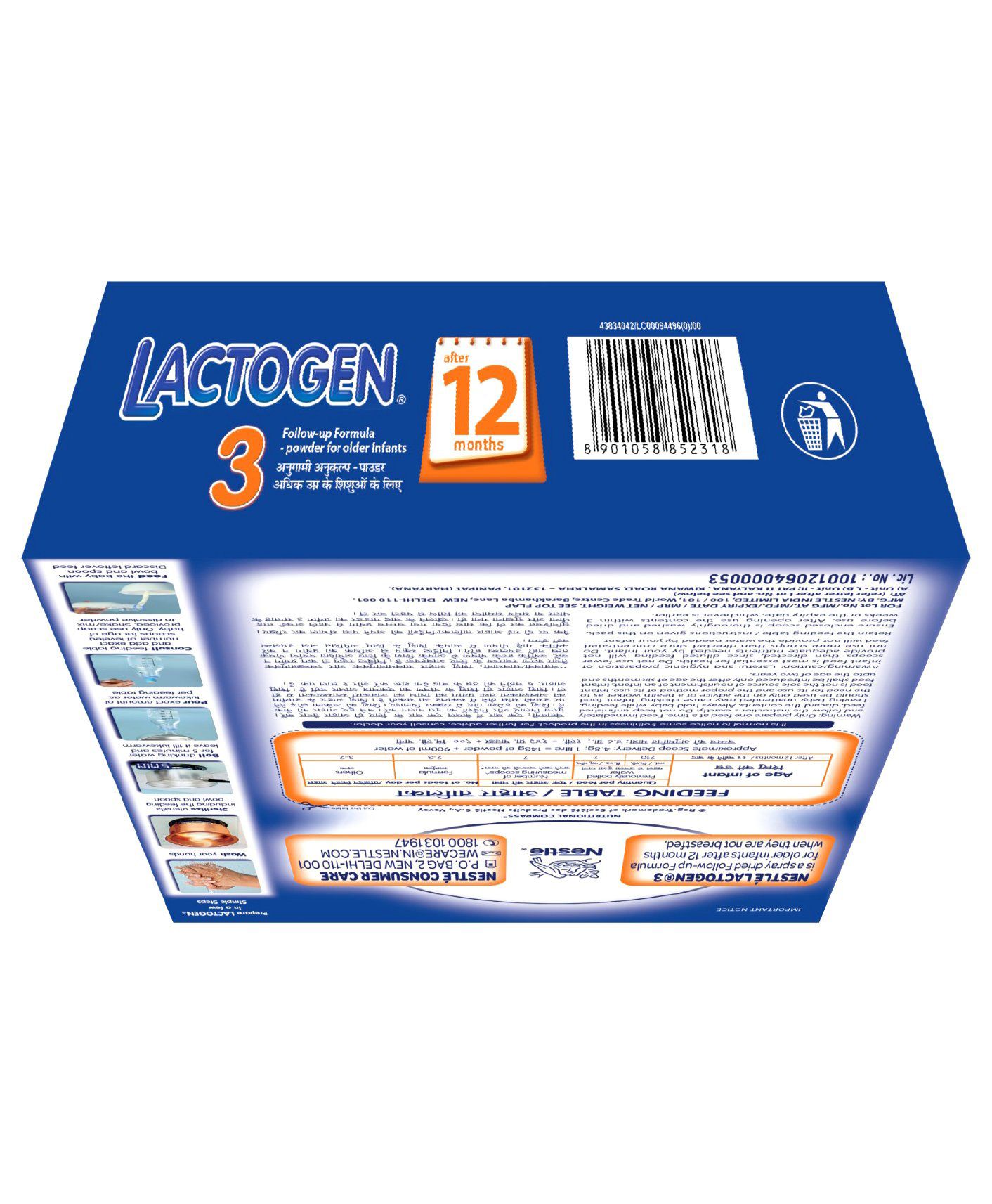 Buy Nestle Lactogen 3 Follow-Up Formula Powder After 12 Months Stage 3 ...