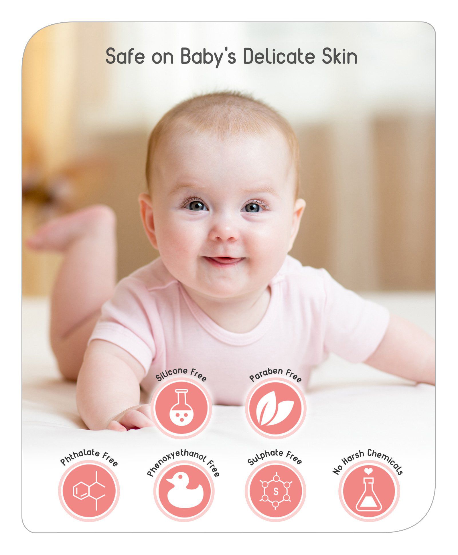 Buy Babyhug Shampoo 200 ml, Body wash 200 ml, Cream 100 ml & Oil 100 ml ...